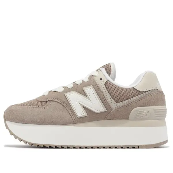 NEW BALANCE 574+ Sneakers - Driftwood/timberwolf/white