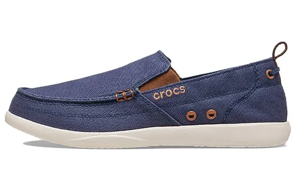 CROCS Walu Slip-on Loafers - Blue/brown