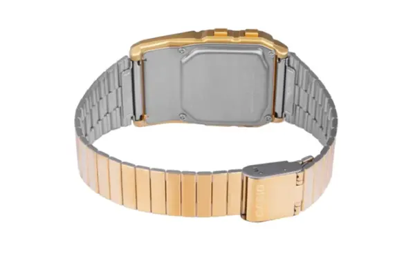 Casio Quartz Water Resistant Analog Digital Watch - Gold