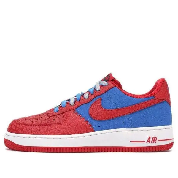 Nike Force 1 Low Top Sneakers - Red/blue
