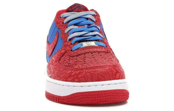 Nike Force 1 Low Top Sneakers - Red/blue