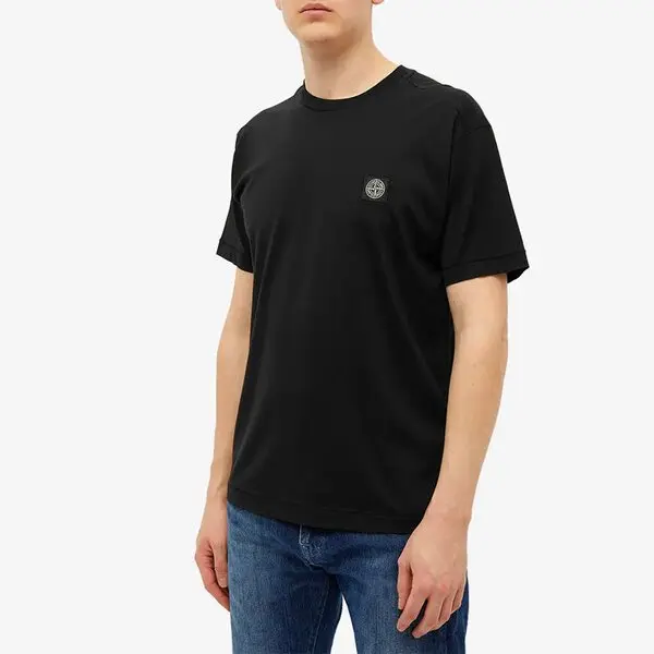 Stone Island Patch Logo T-shirt - Black