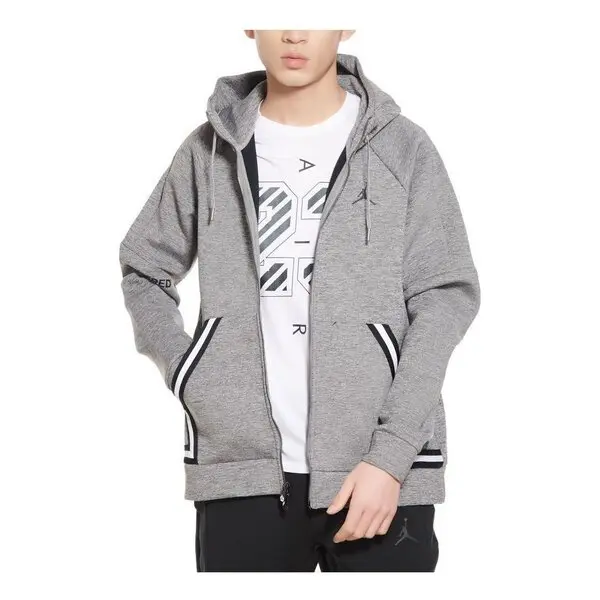 JORDAN Flight Tech Diamond Jacket - Grey