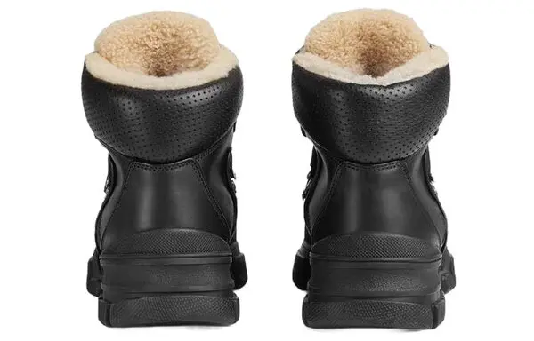 Gucci Flashtrek High-top Sneakers With Wool Lining