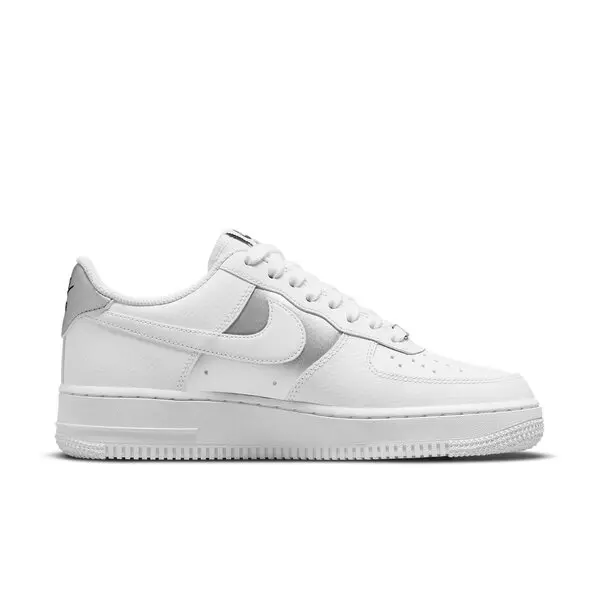 Nike Force 1 '07 Low Top Sneakers - White/silver