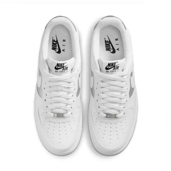 Nike Force 1 '07 Low Top Sneakers - White/silver