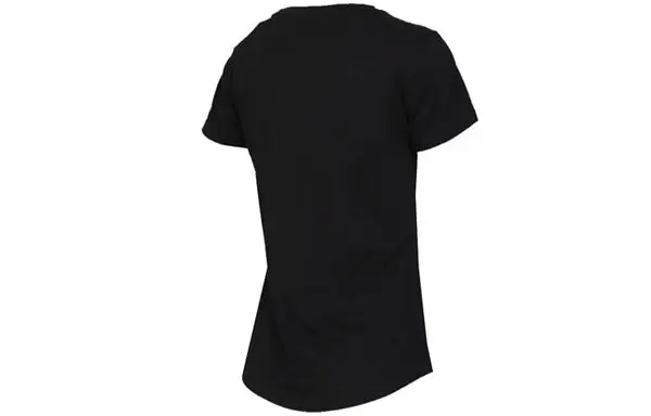 PUMA Sports Gym Printing Short Sleeve T-shirt - Black