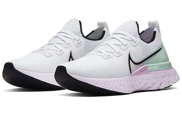 Nike React Infinity Run Fk Athletic Sneakers - White/black