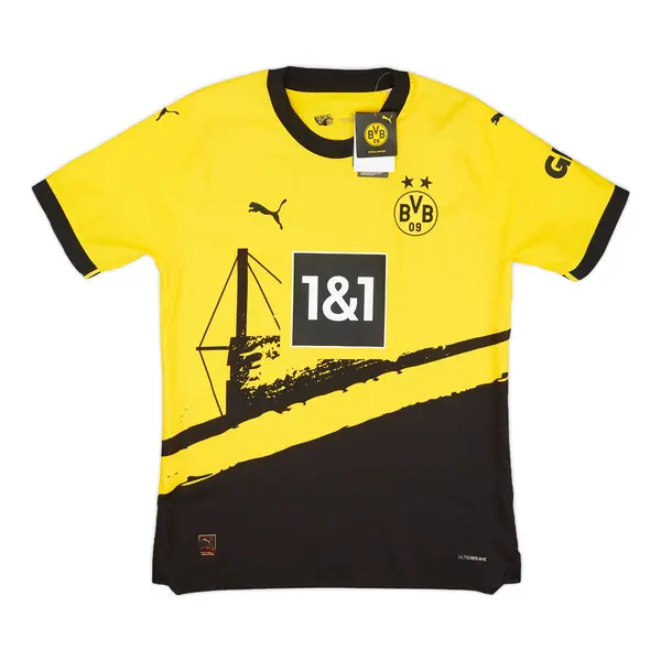 PUMA Borussia Dortmund 23/24 Authentic Home Jersey - Yellow/black