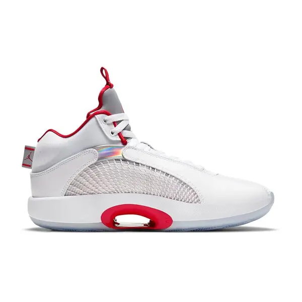 JORDAN 35 "fire Red" High Top Sneakers