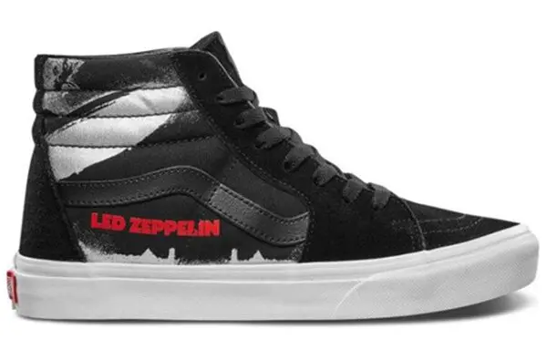 VANS Led Zeppelin X Sk8-hi 50th Anniversary High Top Sneakers - Black