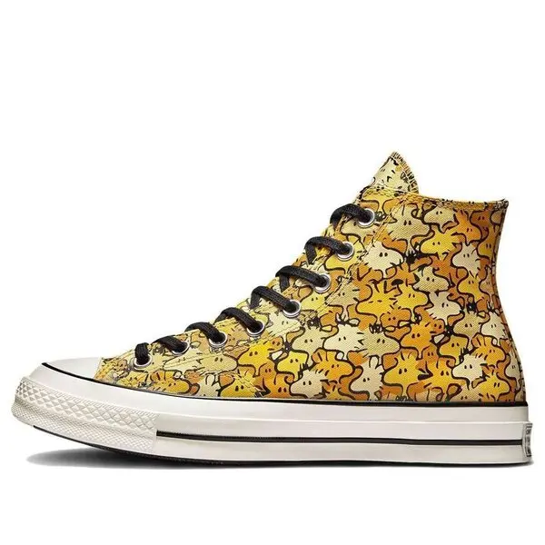 CONVERSE Peanuts X Chuck 70 Hi Woodstock Camo - Goldyellow