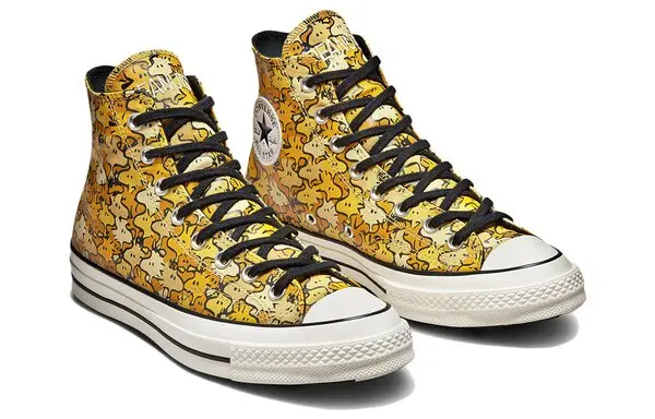 CONVERSE Peanuts X Chuck 70 Hi Woodstock Camo