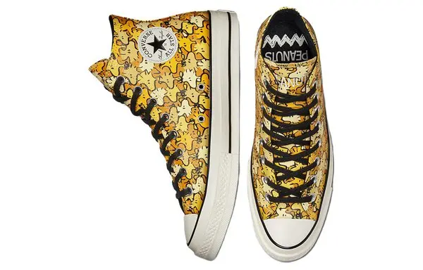 CONVERSE Peanuts X Chuck 70 Hi Woodstock Camo