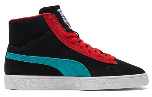 PUMA Suede Mid 21 Sneakers - Black/red