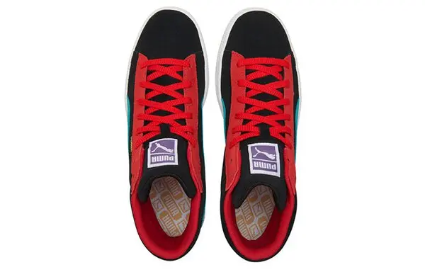 PUMA Suede Mid 21 Sneakers - Black/red