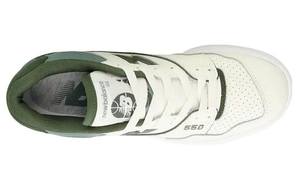 NEW BALANCE 550 Athletic Sneakers - Beige/green/white