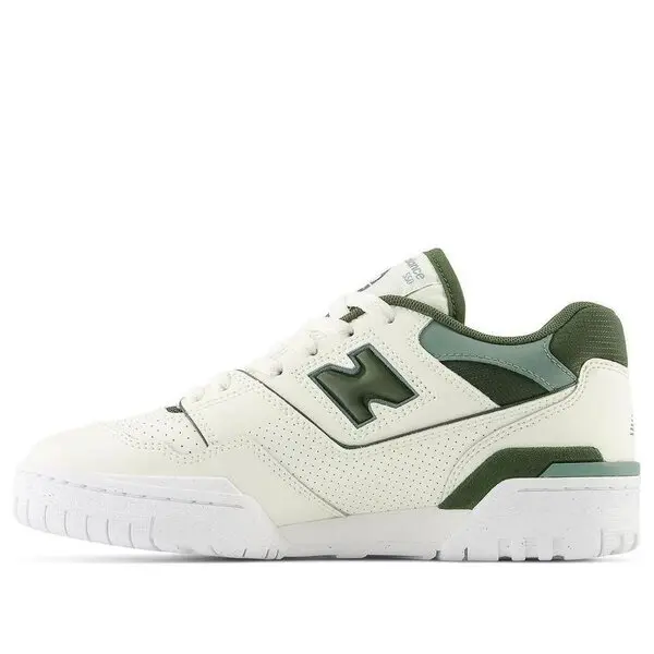 NEW BALANCE 550 Athletic Sneakers - Beige/green/white