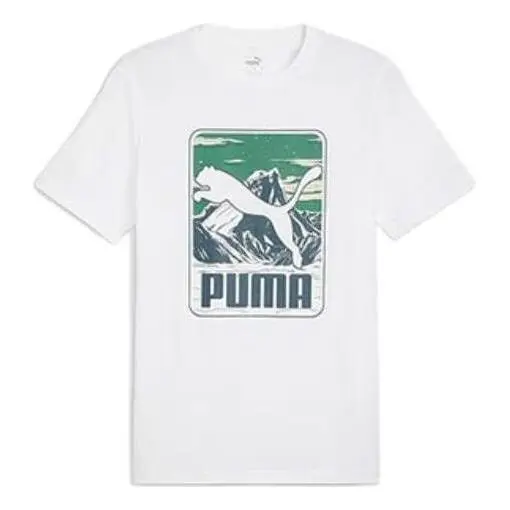 PUMA Graphic Mountain T-shirt - White