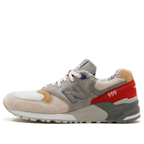 NEW BALANCE X Concepts 999 "hyannis Red" Made In Usa Sneakers - Grey/cream/red