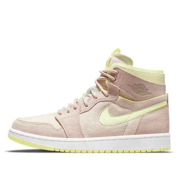 JORDAN 1 High Zoom Comfort "lemon Twist - Yellow/pink