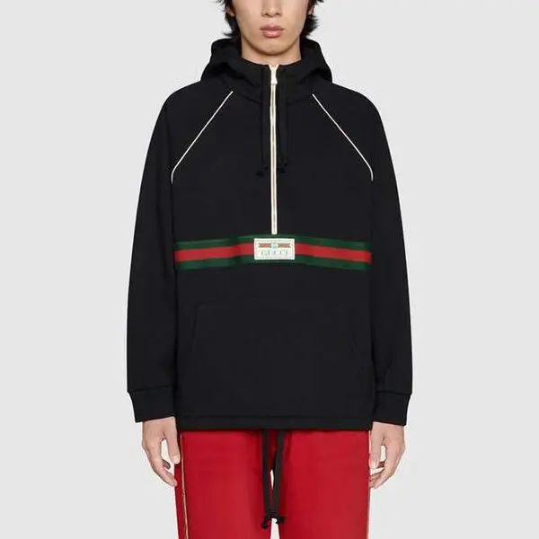 Gucci Cotton Jersey Sweatshirt With Web