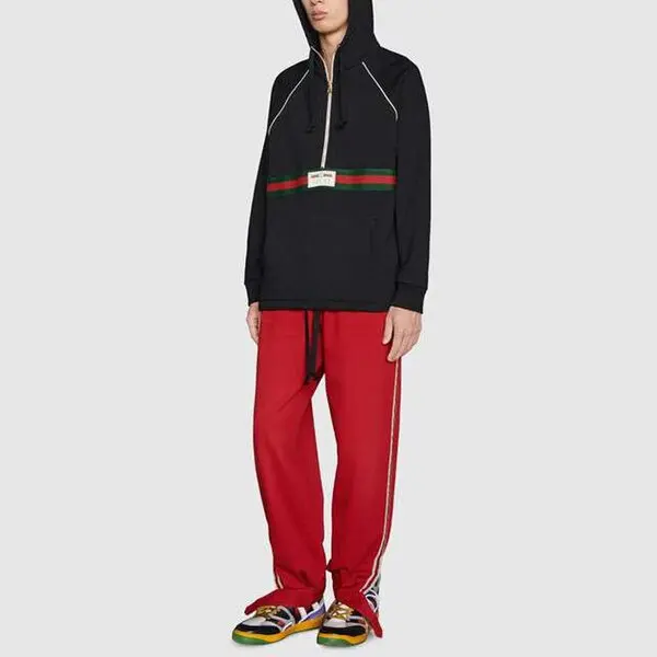 Gucci Cotton Jersey Sweatshirt With Web