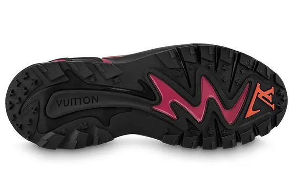 LOUIS VUITTON Runner Tatic Sneakers - Black/orange/red