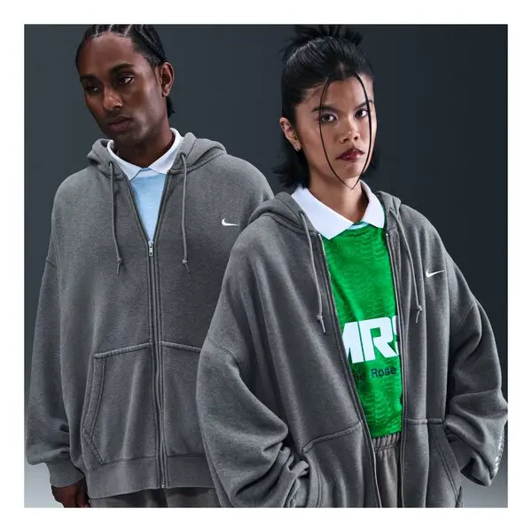 Nike X Martine Rose Full-zip Hoodie - Grey