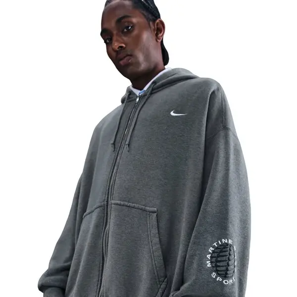 Nike X Martine Rose Full-zip Hoodie - Grey