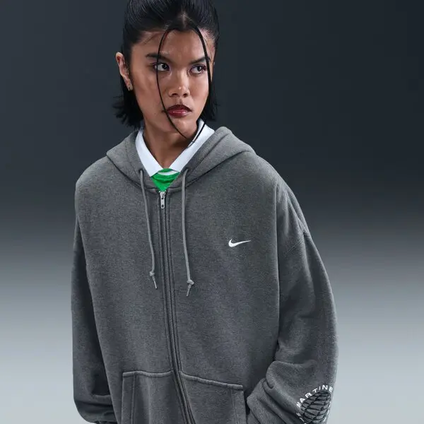 Nike X Martine Rose Full-zip Hoodie - Grey