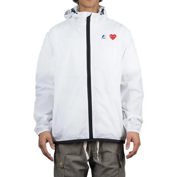 Play Comme Des Garcon X K-way Full Zip Jacket
