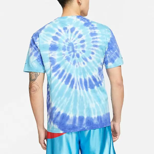 Nike X Space Jam Tie Dye Sports Tee 'light Purple - Blue