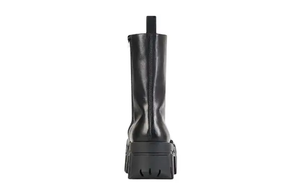 Balenciaga Bulldozer Lace Up Boot Vegetal Calfskin