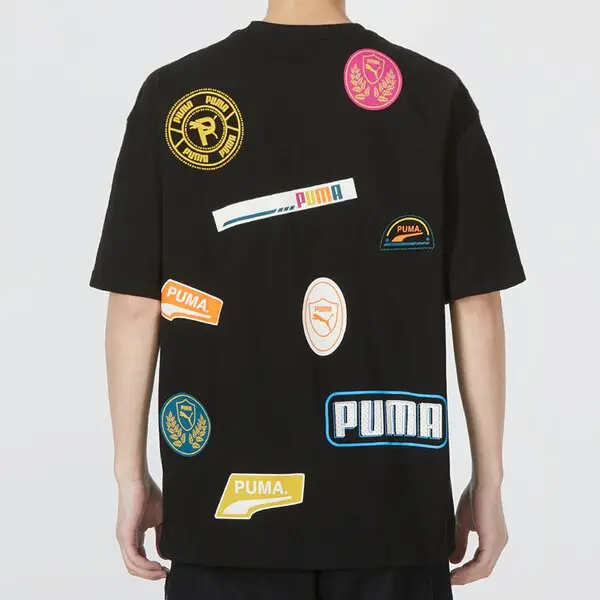 PUMA Mix Badge Logo Tee 'black