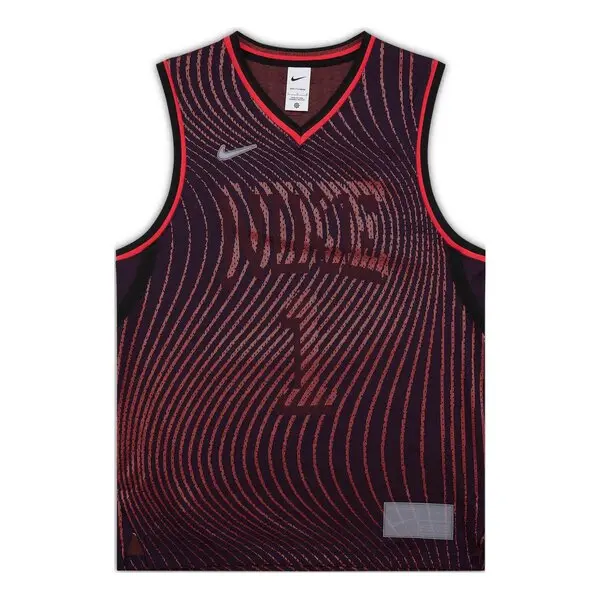 Nike Dri-fit Adv Innovation Basketball Jerseys 'red Black - Multi-color