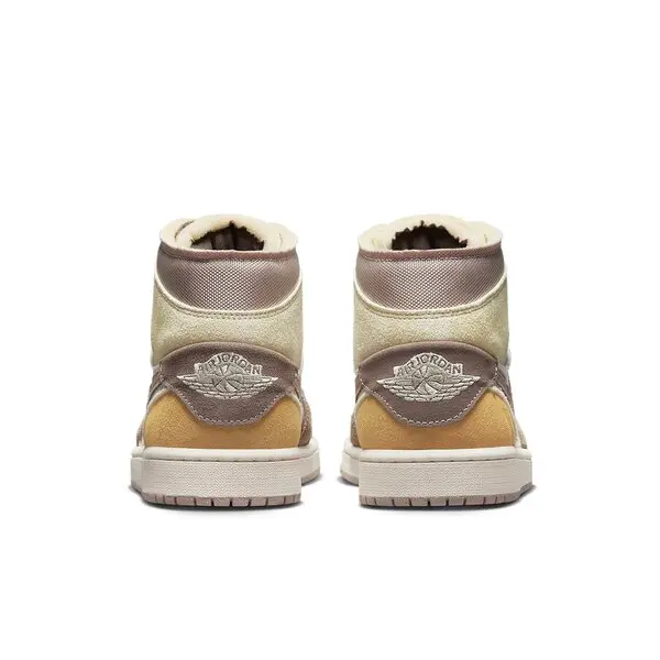 JORDAN 1 Mid Se Craft "inside Out Taupe Haze" Sneakers - Brown/white