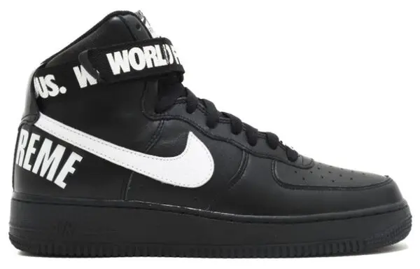 Nike X Supreme Air Force 1 High Sp - Black