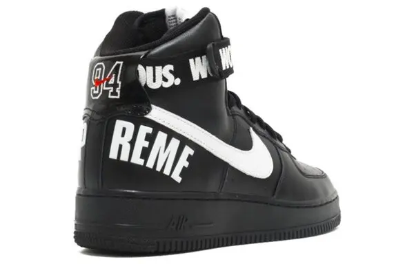 Nike X Supreme Air Force 1 High Sp - Black