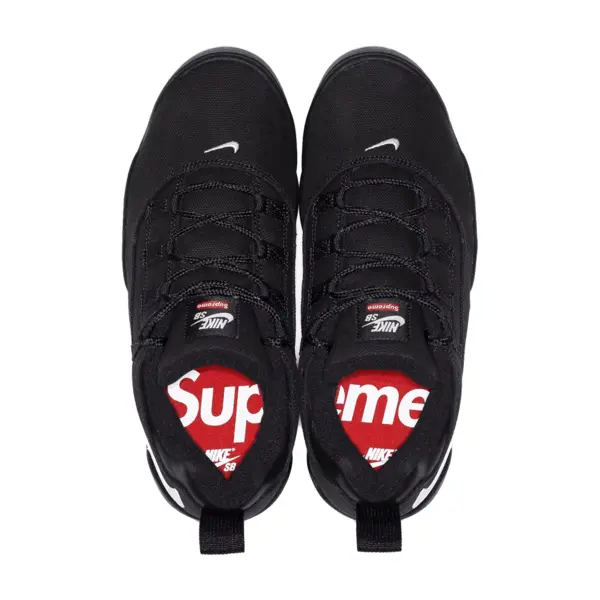 Nike Darwin Low Supreme Black Sneakers - Black/grey