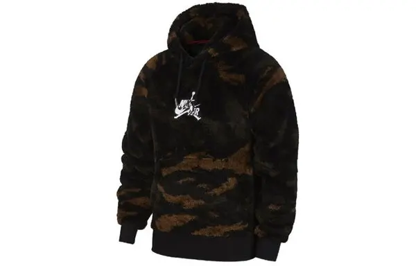 JORDAN Air Wings Plush Pullover - Black