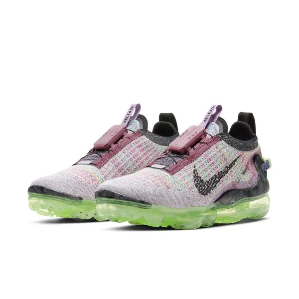 Nike Vapormax 2020 Flyknit Sneakers - Violet Ash/black/sunset Pulse