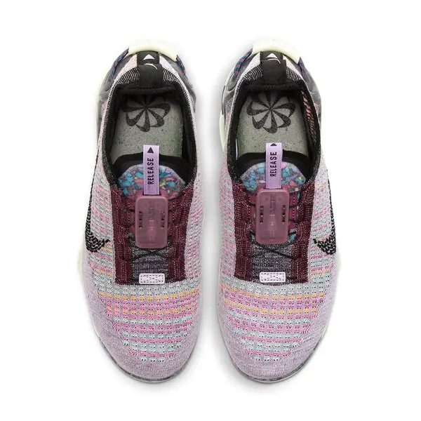 Nike Vapormax 2020 Flyknit Sneakers - Violet Ash/black/sunset Pulse