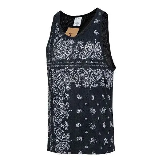 Nike Dri-fit Sleeveless Bandana Print Vest