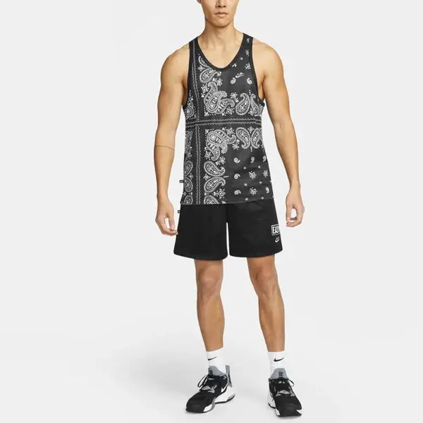 Nike Dri-fit Sleeveless Bandana Print Vest