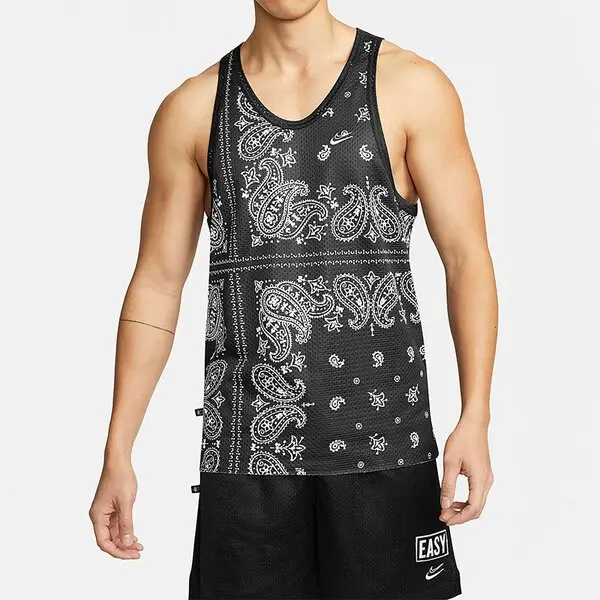 Nike Dri-fit Sleeveless Bandana Print Vest