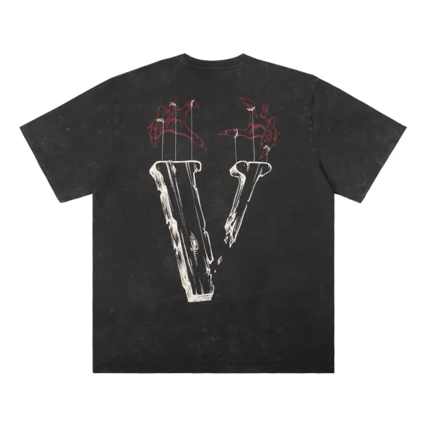 VLONE Marionette Logo Washed T-shirt - Black