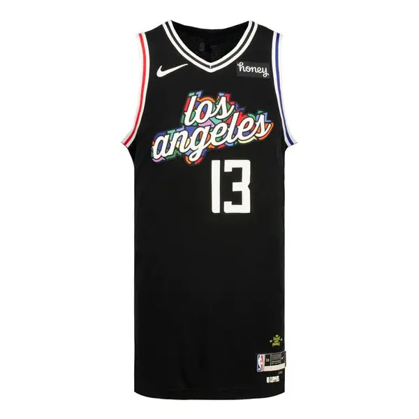 Nike X Nba Los Angeles Clippers City Edition Swingman Jersey 'paul George 13 - Black