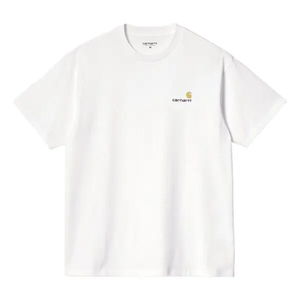 Carhartt Work In Progress American Script Short Sleeve T-shirt - White