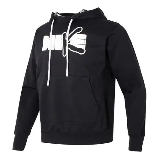 Nike Dri-fit Standard Issue Premium Pullover Basketball Hoodie - Black/multi-color